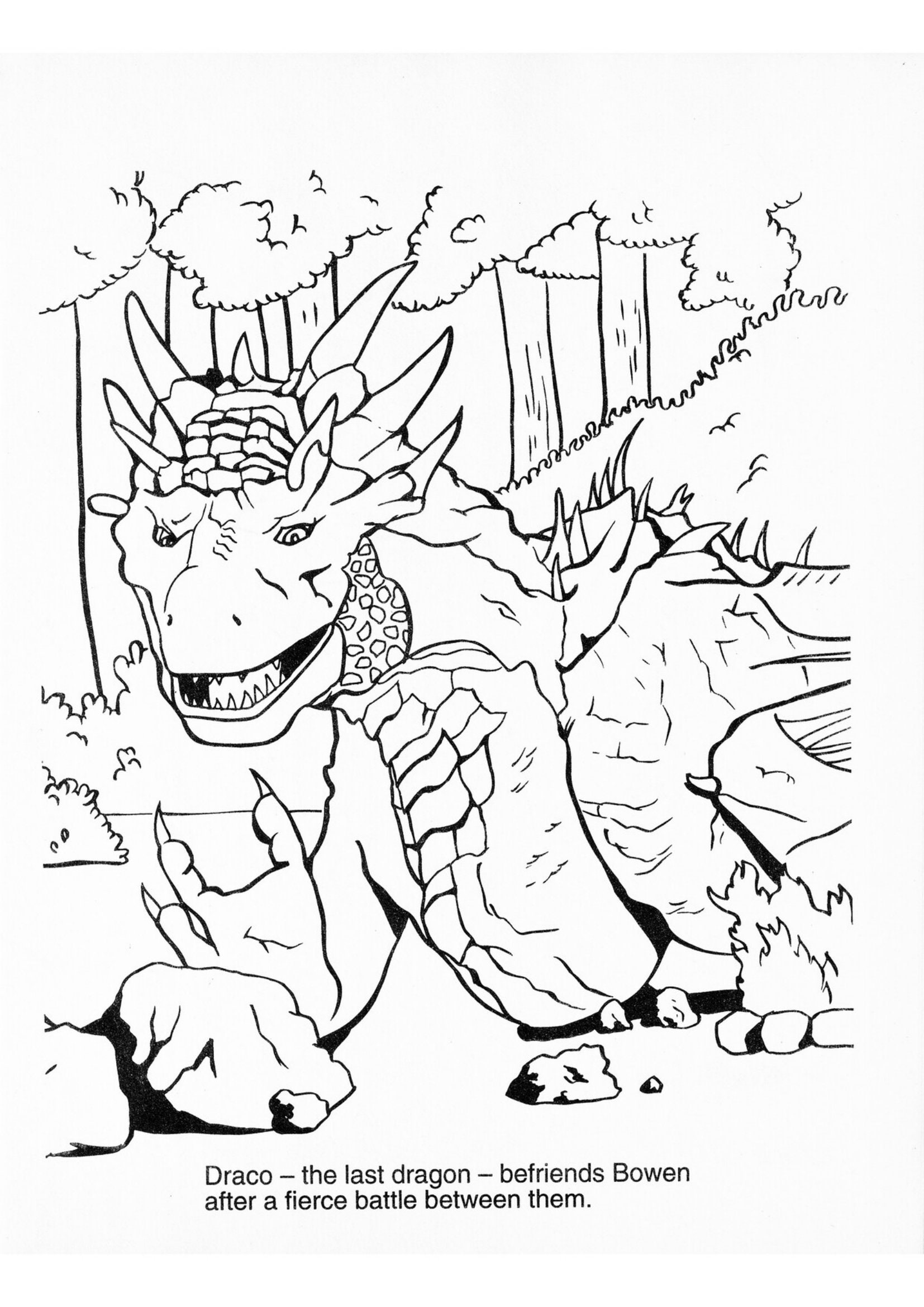 Dragonheart Coloring Book - Etsy
