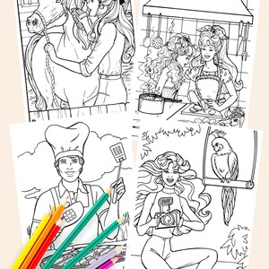 Vintage Barbie Super Jumbo Coloring Book 169 Pages to Color Printable ...