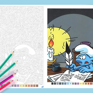 Color by Number 100 Pages to Color Printable PDF Instant Digital ...