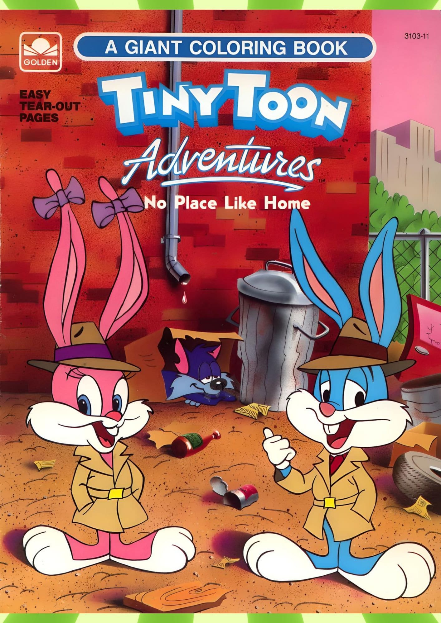 Vintage Coloring Book Tiny Toon Adventures Printable PDF Instant ...