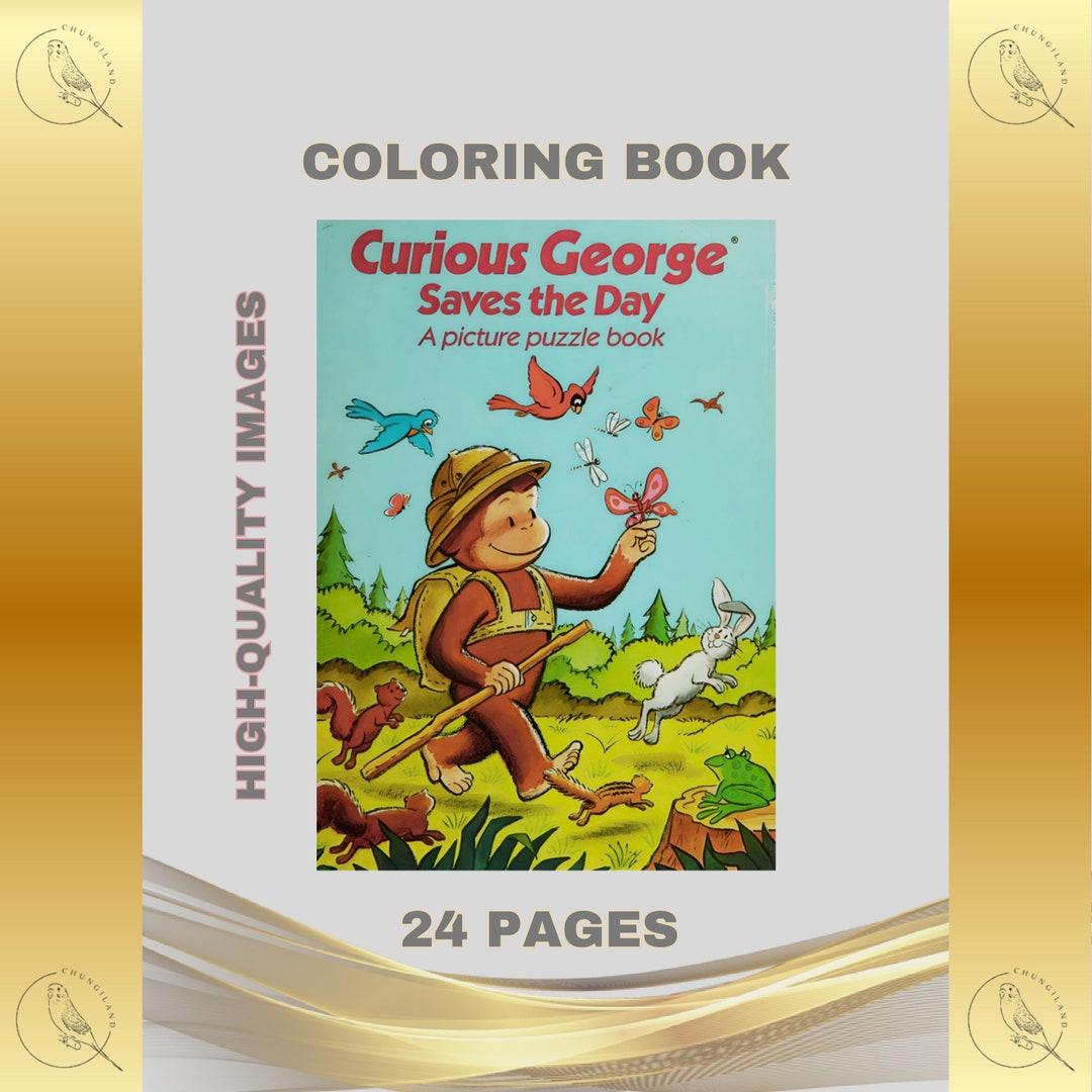 Buy Vintage Coloring Activity Book Printable PDF Instant Digital ...