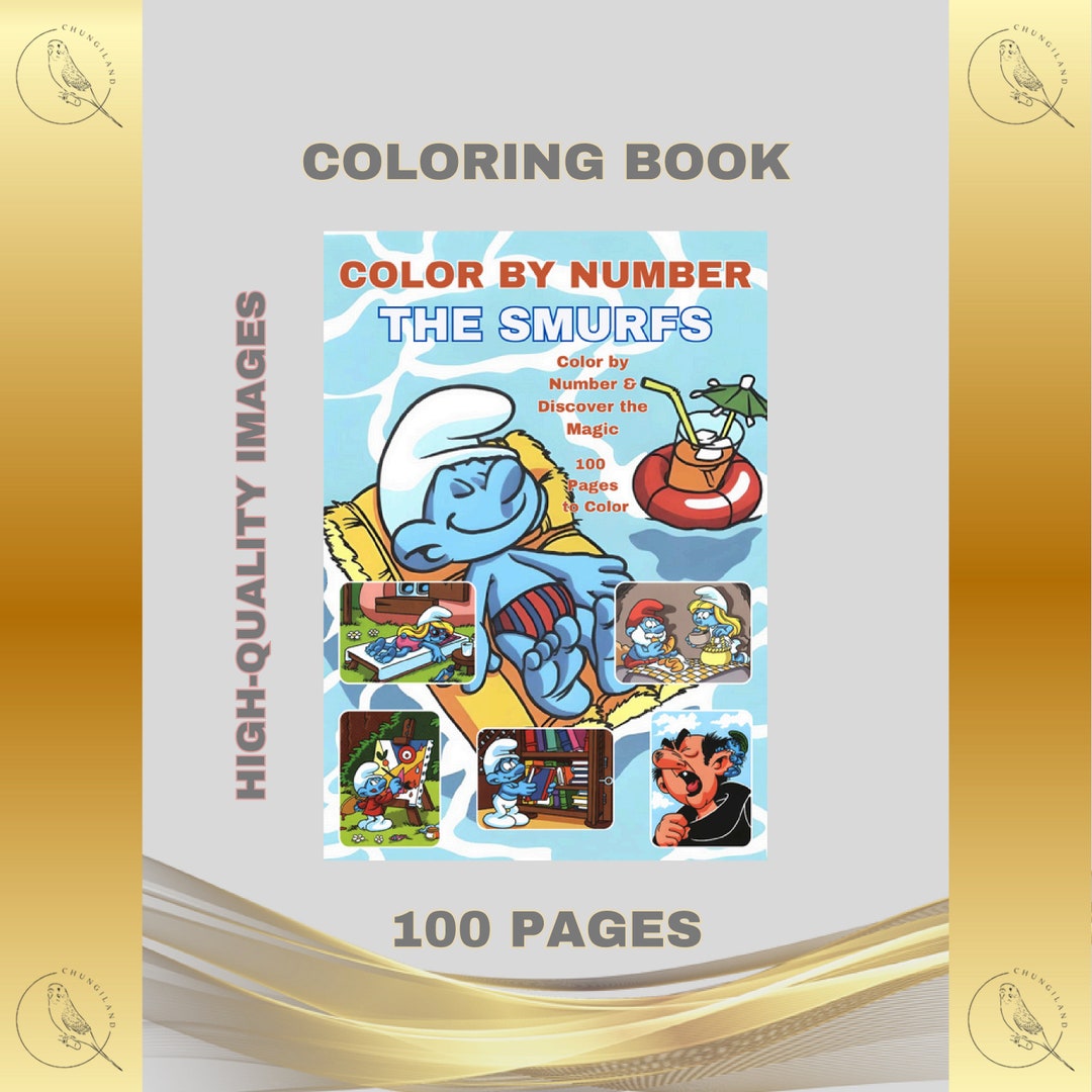 Color by Number 100 Pages to Color Printable PDF Instant Digital ...