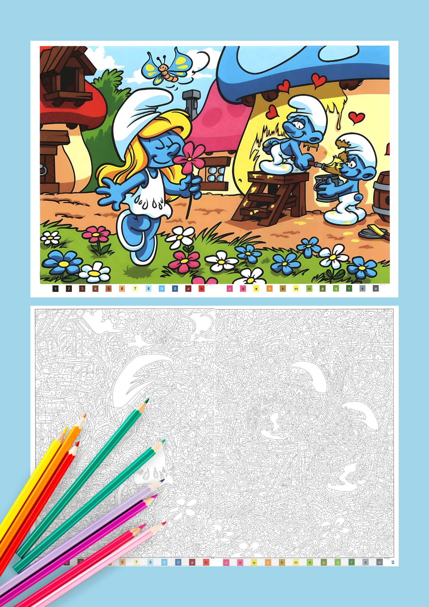 Color by Number 100 Pages to Color Printable PDF Instant Digital ...