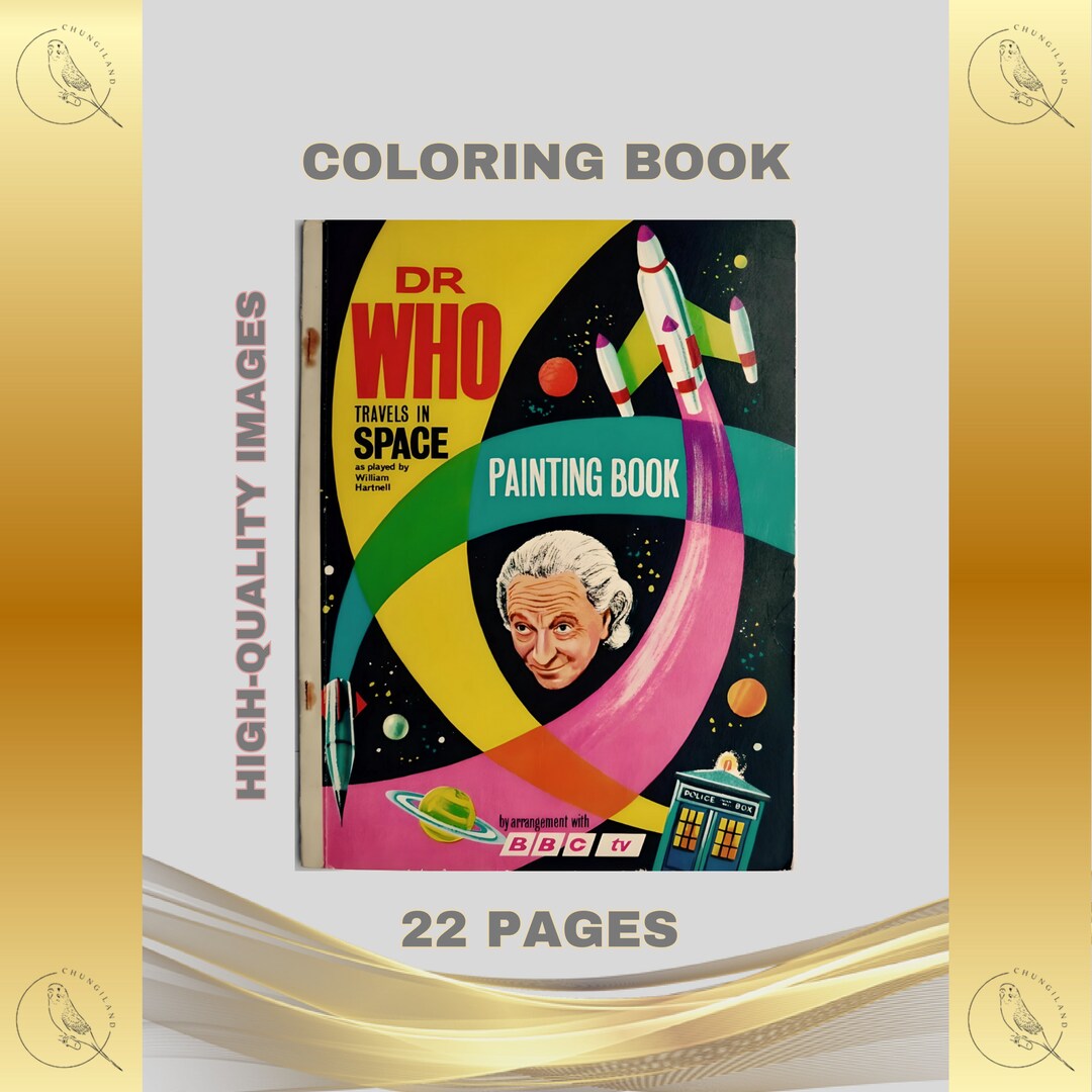 Vintage Coloring Book Printable PDF Instant Digital Download Very Rare ...