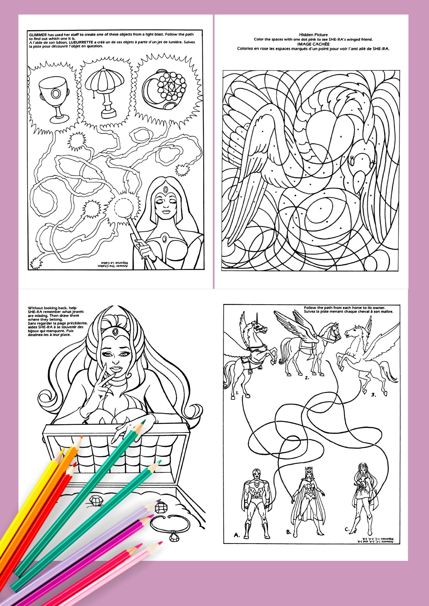 Coloring Book She-ra 128 Pages to Color Printable PDF Instant Digital ...