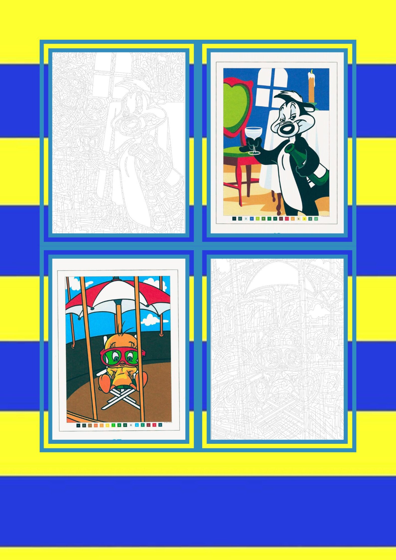 Coloring Book Color by Number 100 Pages to Color Printable PDF Instant ...