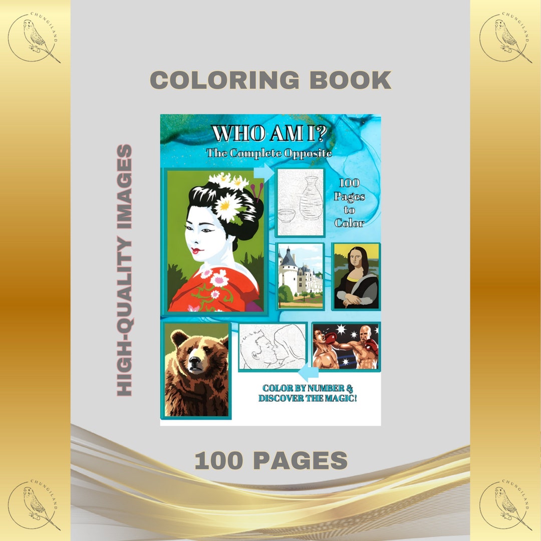 Buy Color by Number Coloring Book Printable PDF Instant Digital ...