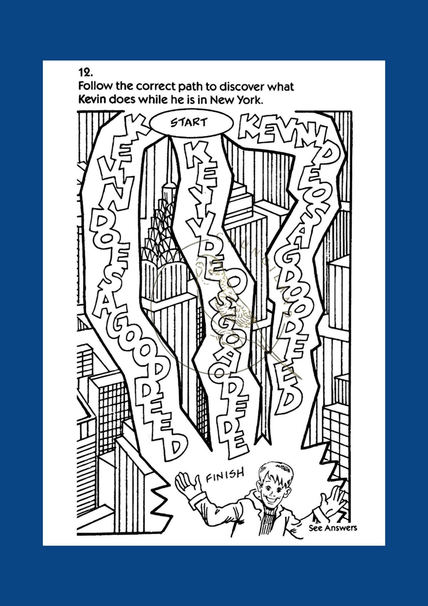 Vintage Coloring Activity Book Printable PDF Instant Digital - Etsy