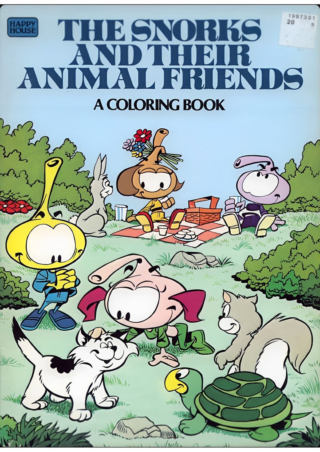 Vintage Coloring Book the Snorks Printable PDF Instant Digital - Etsy