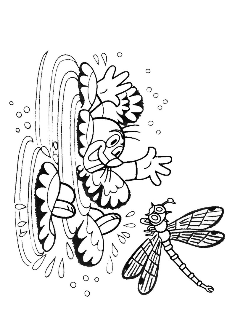 Vintage Coloring Book the Little Mole - Etsy