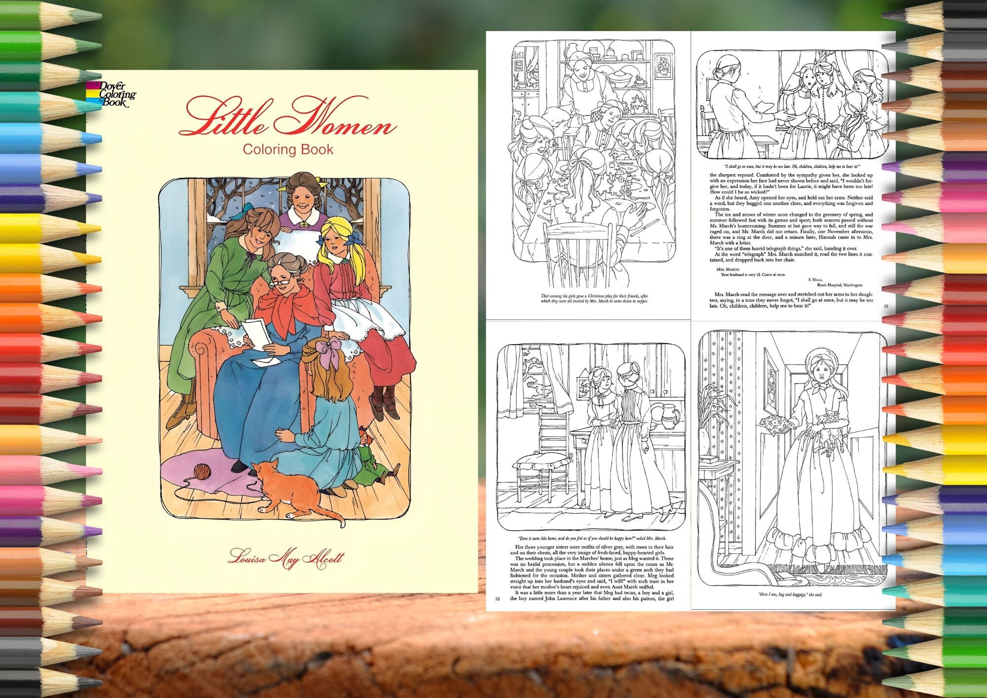 Vintage Coloring Book Printable PDF Instant Digital Download 48 Pages ...