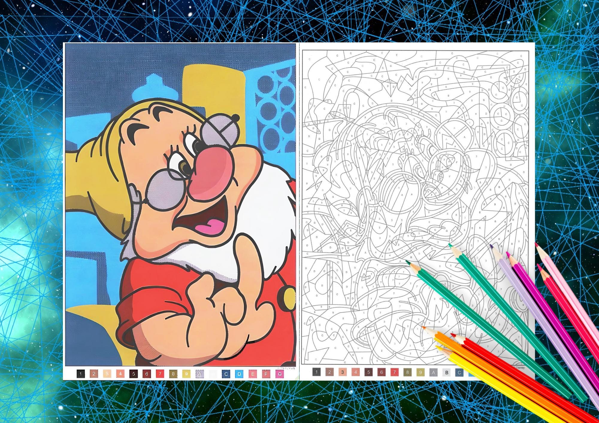 Coloring Book Color by Number 100 Pages Printable PDF Instant Digital ...