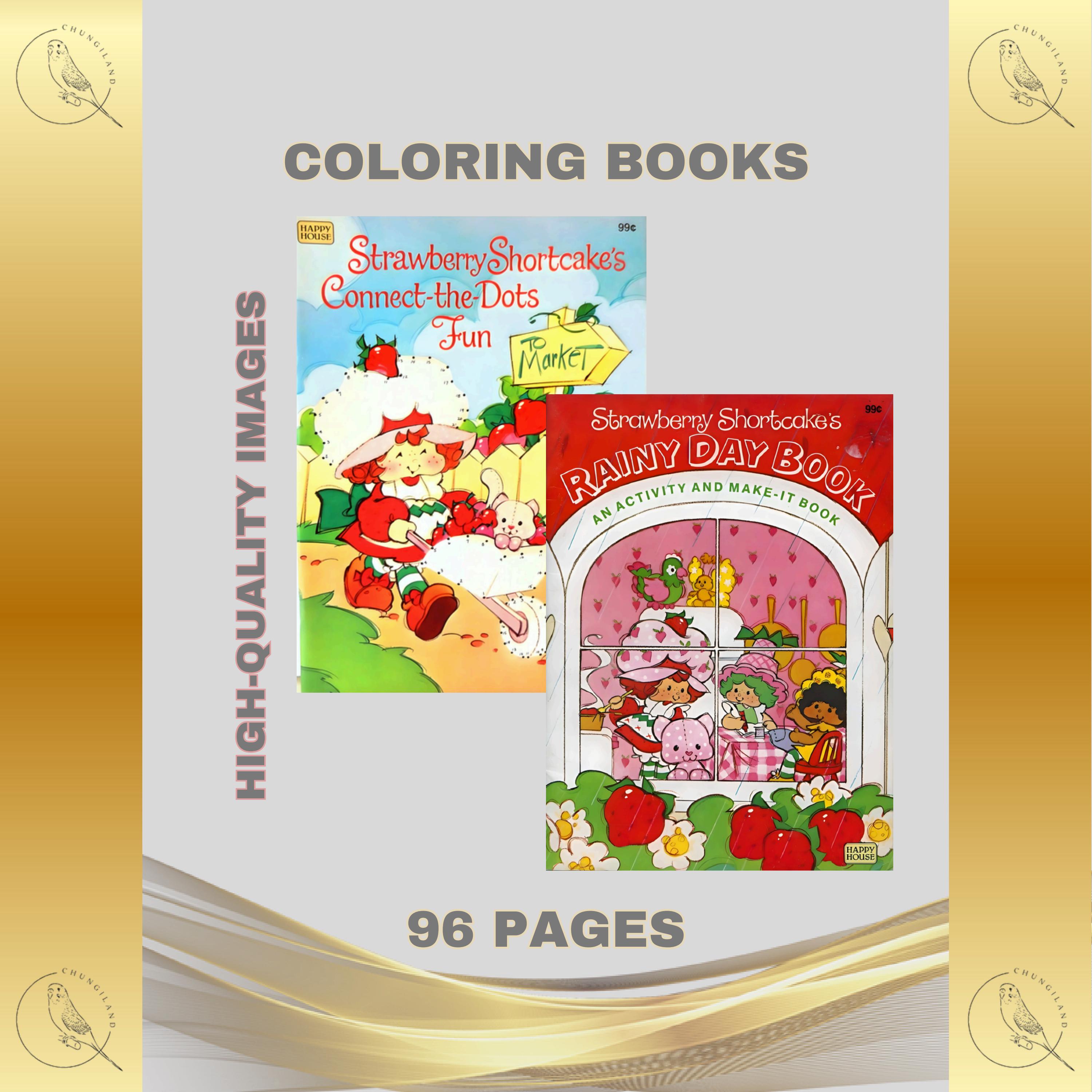 Vintage Coloring Activity Book Printable PDF Instant Digital Download ...