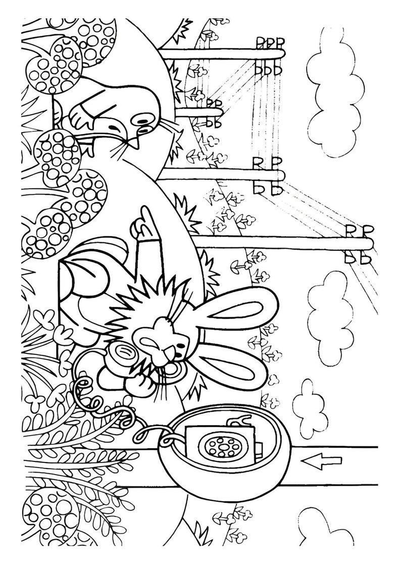 Vintage Coloring Book the Little Mole - Etsy