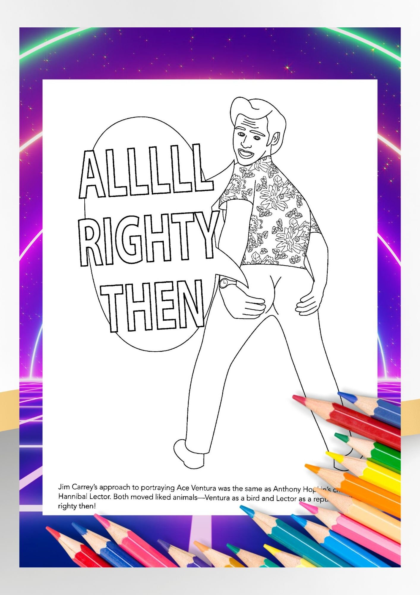 Coloring Activity Book the 90s Printable PDF Instant Digital Download ...