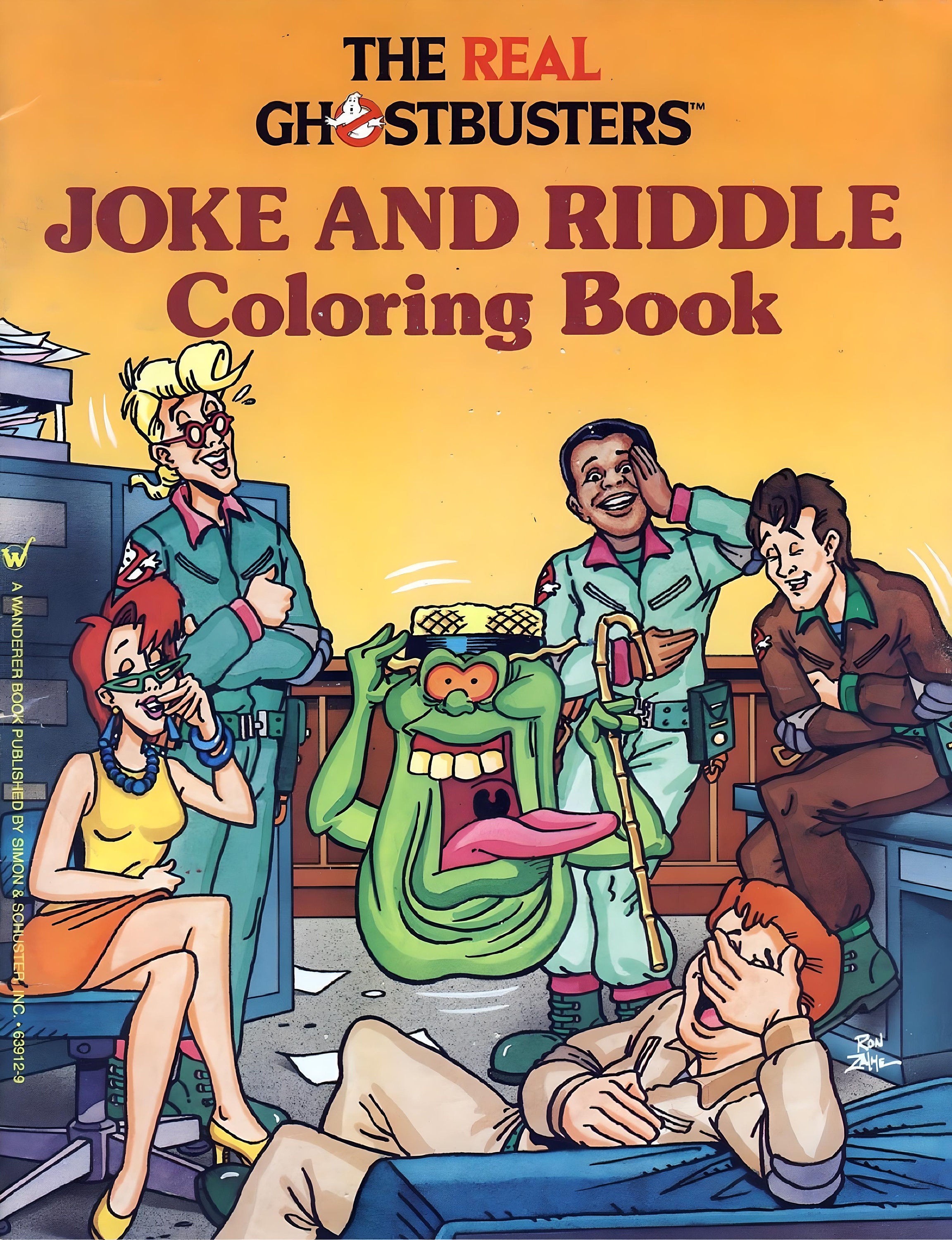 Coloring Book Ghostbusters Joke Riddle Printable PDF Instant Digital ...
