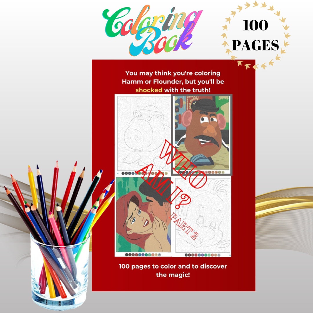 Color by Number 100 Pages to Color Printable PDF Instant Digital ...