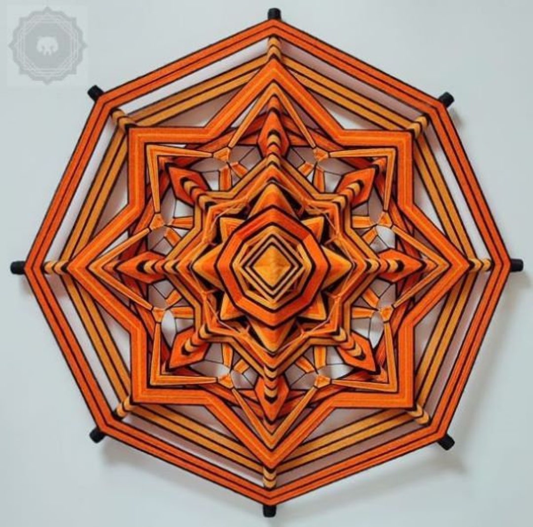 Mandala ELEMENTS FIRE AND WATER never Stop Growing and Blooming - Etsy