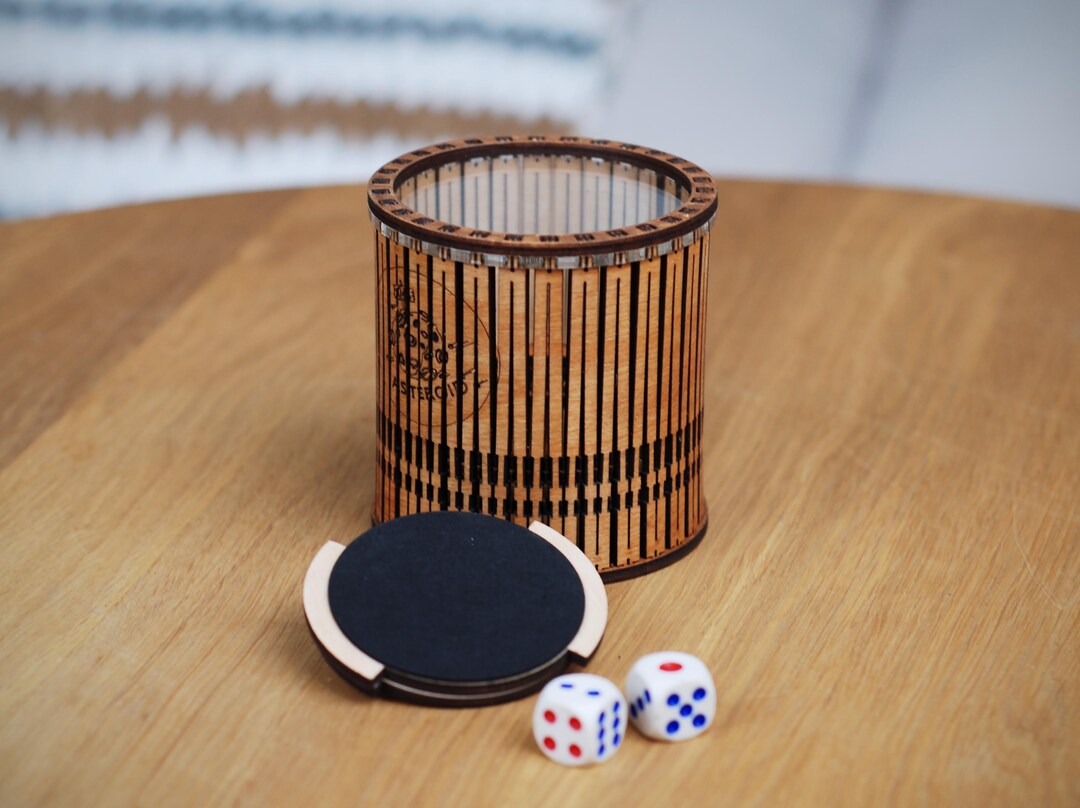 Dice Shaker / Wooden Dice Cup Set /board Gamer Gift - Etsy