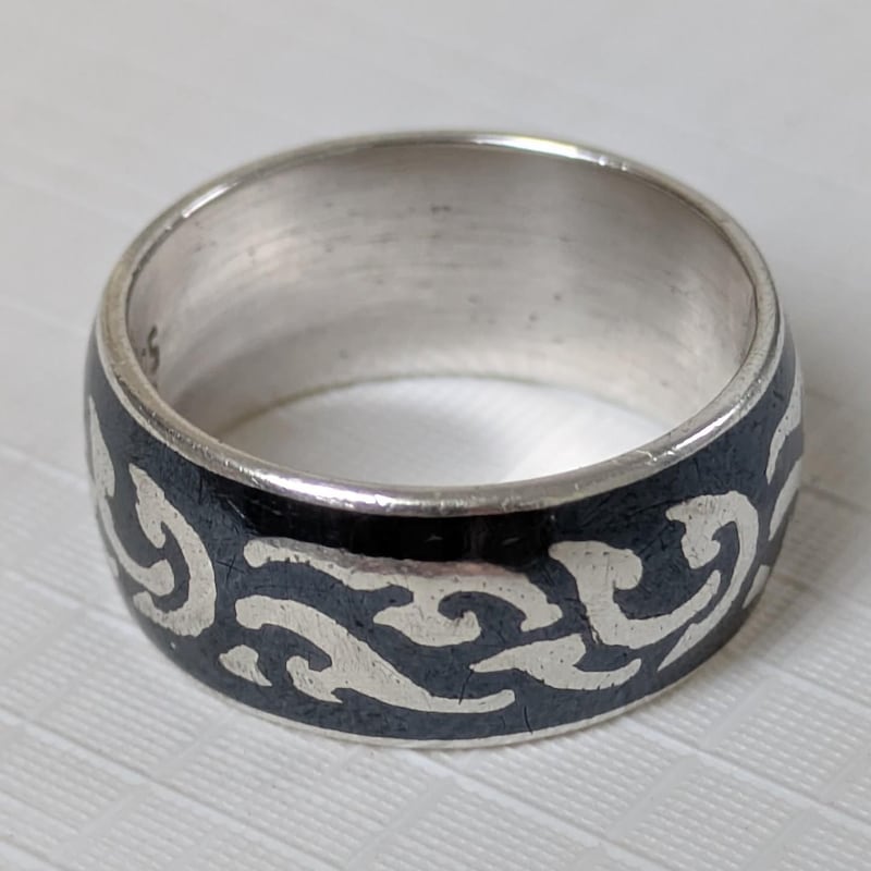 Vintage Siam Enamel Ring - Etsy UK