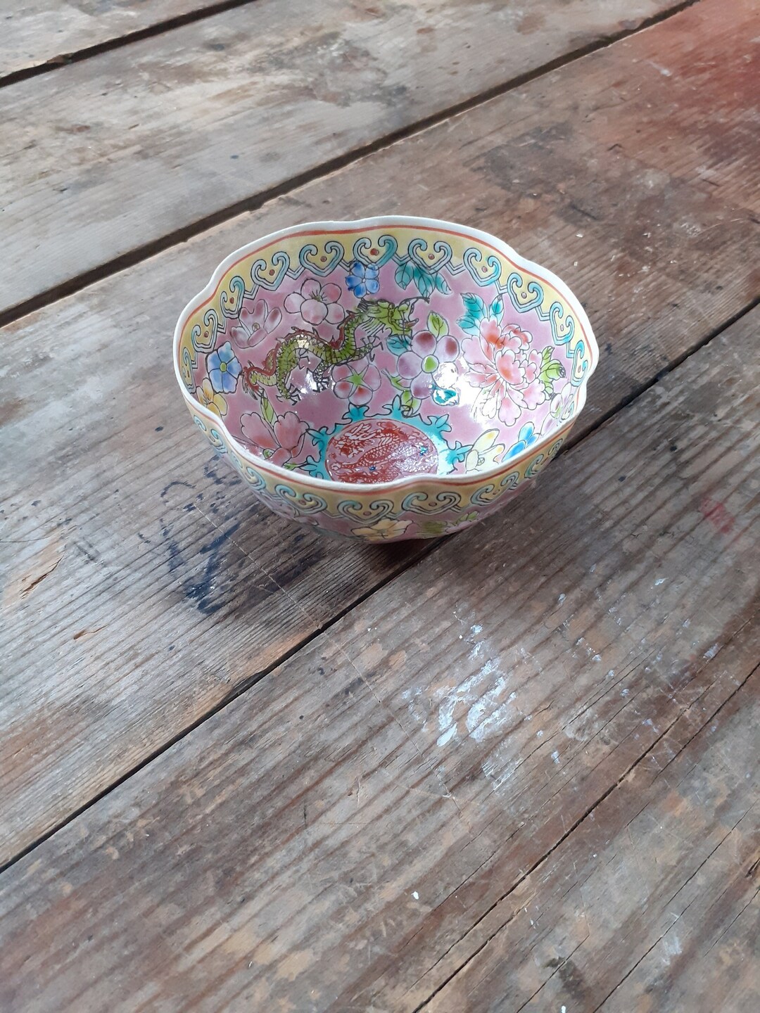 Chinese Eggshell Porcelain Bowl / Hand Painted With Original Box - Etsy
