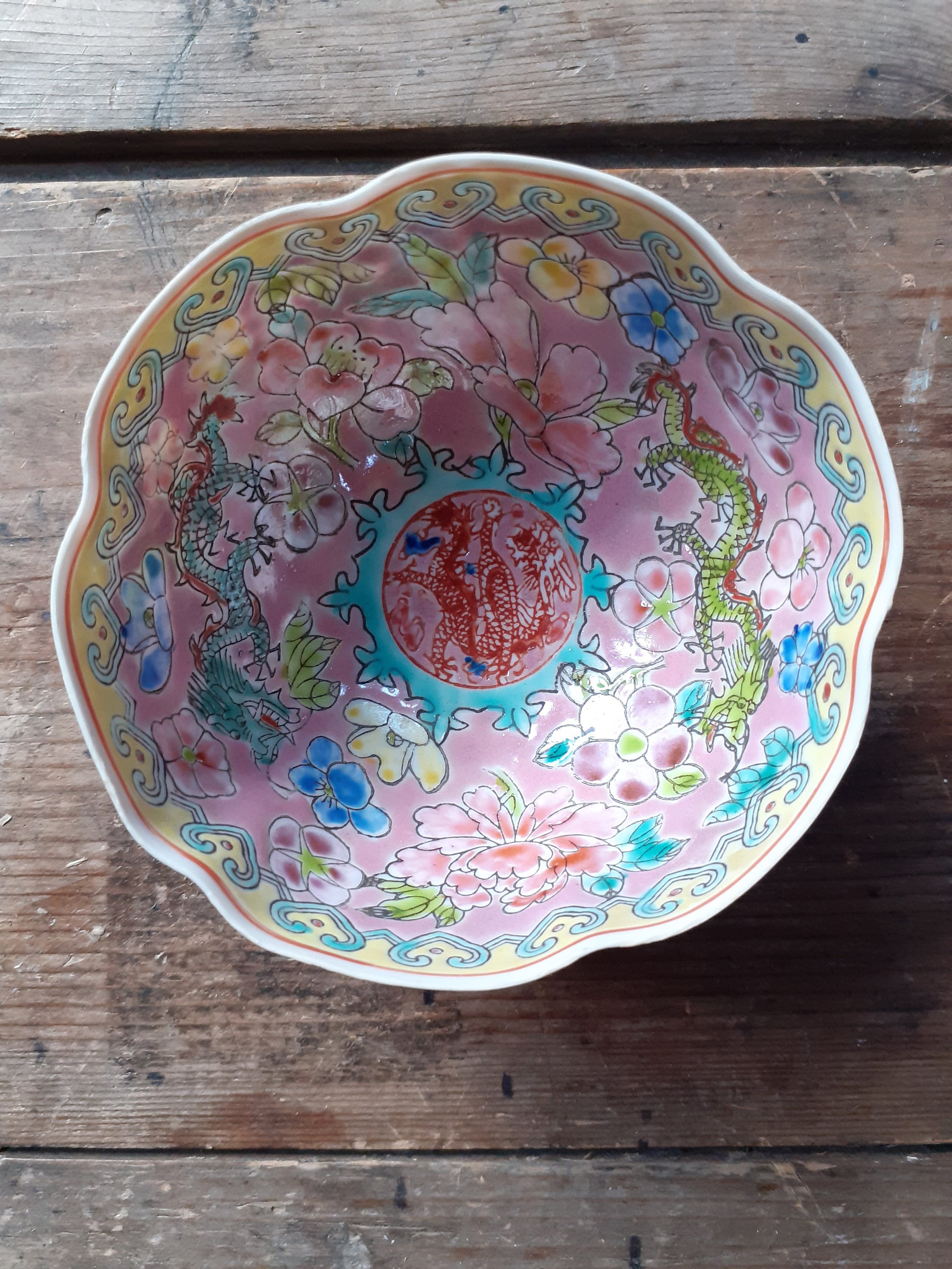 Chinese Eggshell Porcelain Bowl / Hand Painted With Original Box - Etsy
