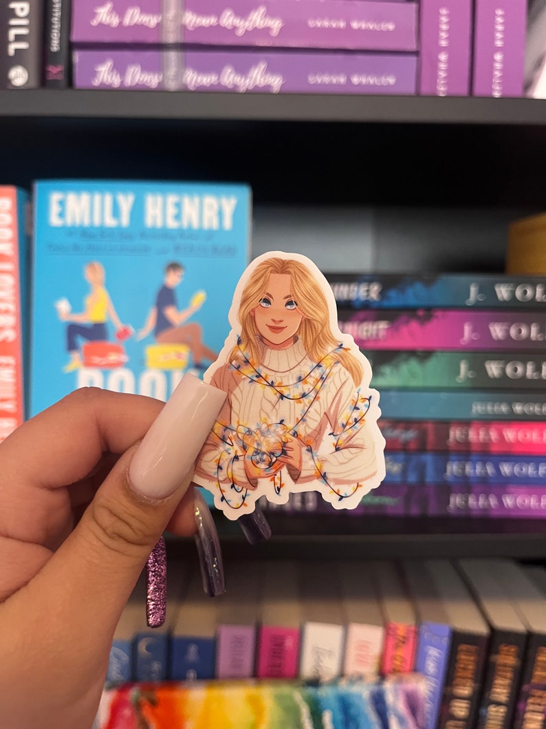 Reese Holiday Aroace Pride Lights Sticker - Etsy