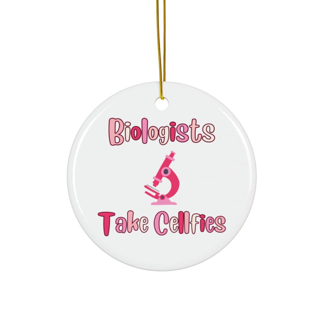 Ceramic Ornament, Funny Biology Pun, Lab Technician Gift, Science ...