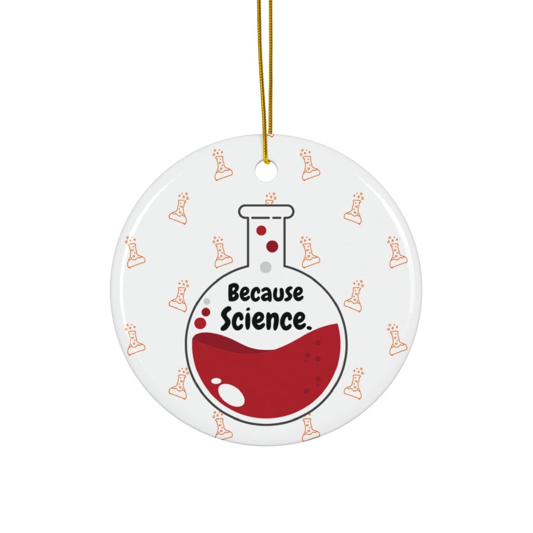 Science Christmas Ornament – Beaker Holiday Decor, Teacher Gift - Etsy