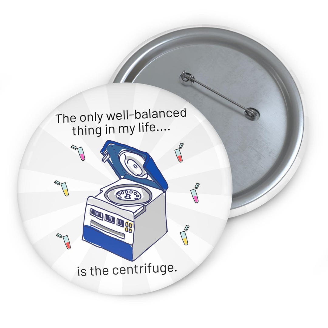 Funny Science Joke Custom Pin Button, Scientist Gift, Technologist ...