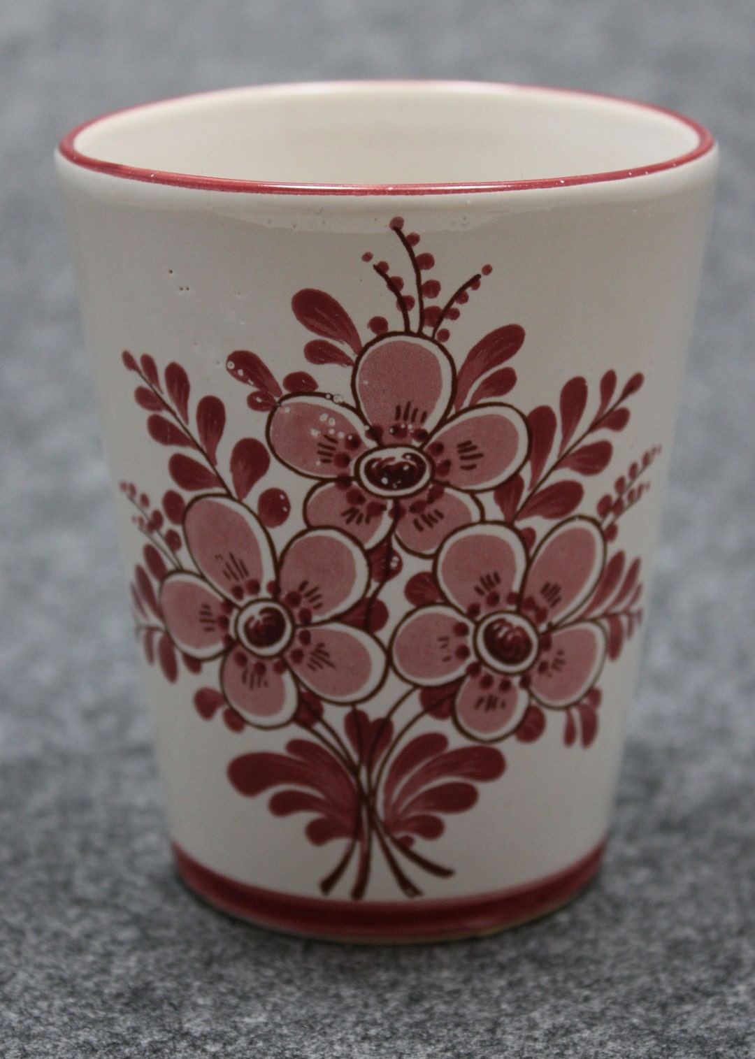 Vintage Ceramic Mug With Folklore Motif and Rosenheim Coat of Arms Vogt ...