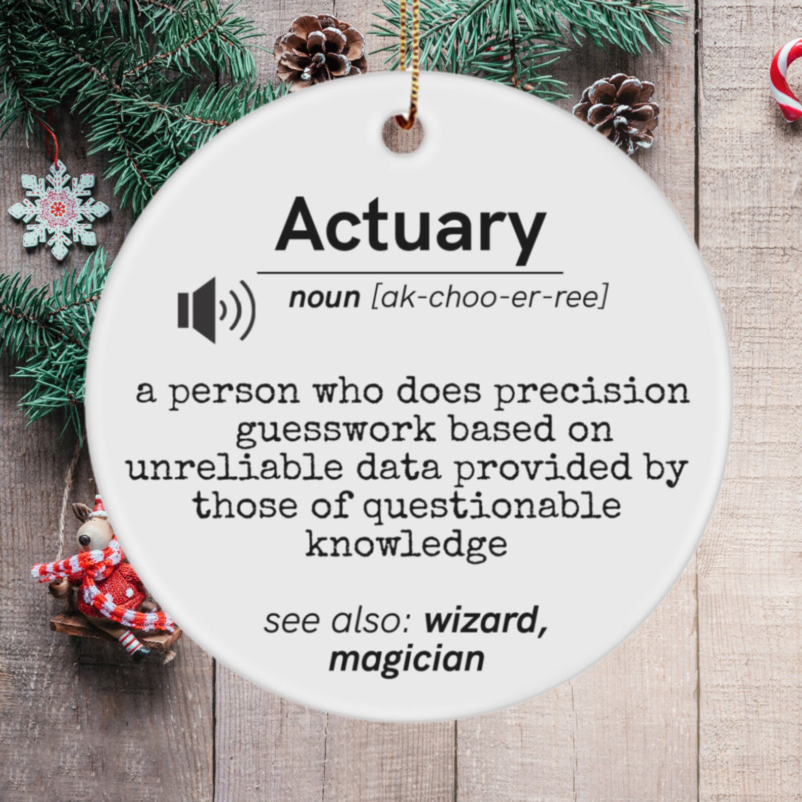 Actuary Ornament, Actuary Definition, Actuary Science Gift, Actuarial ...