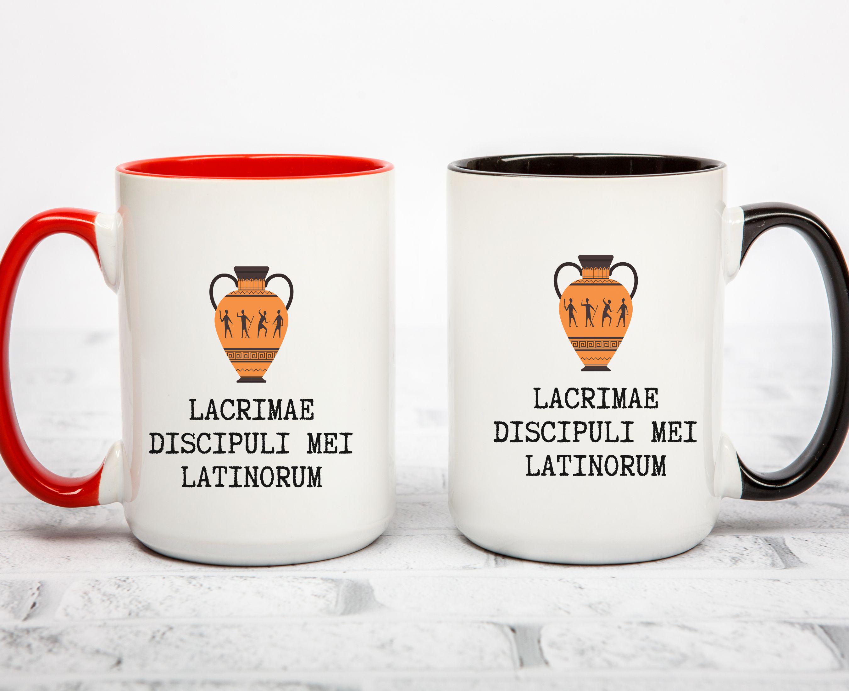 Funny Latin Teacher Mug: Tears of My Latin Students, Gift for Language ...