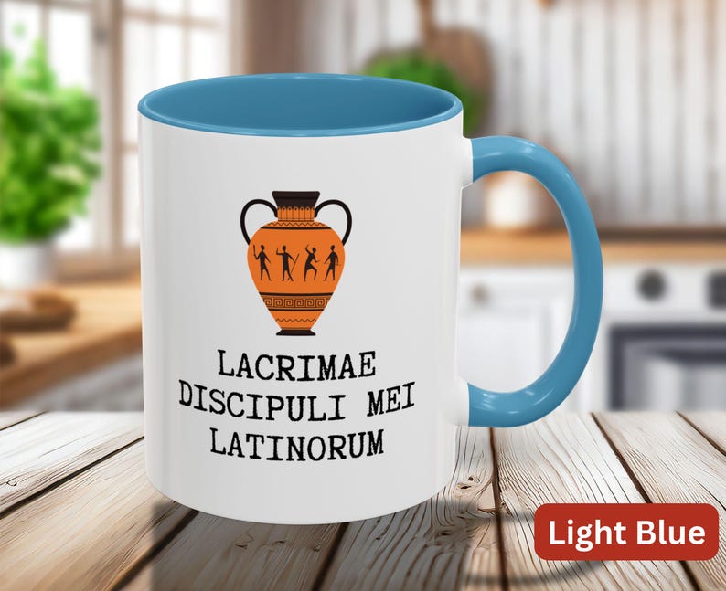 Funny Latin Teacher Mug: Tears of My Latin Students, Gift for Language ...