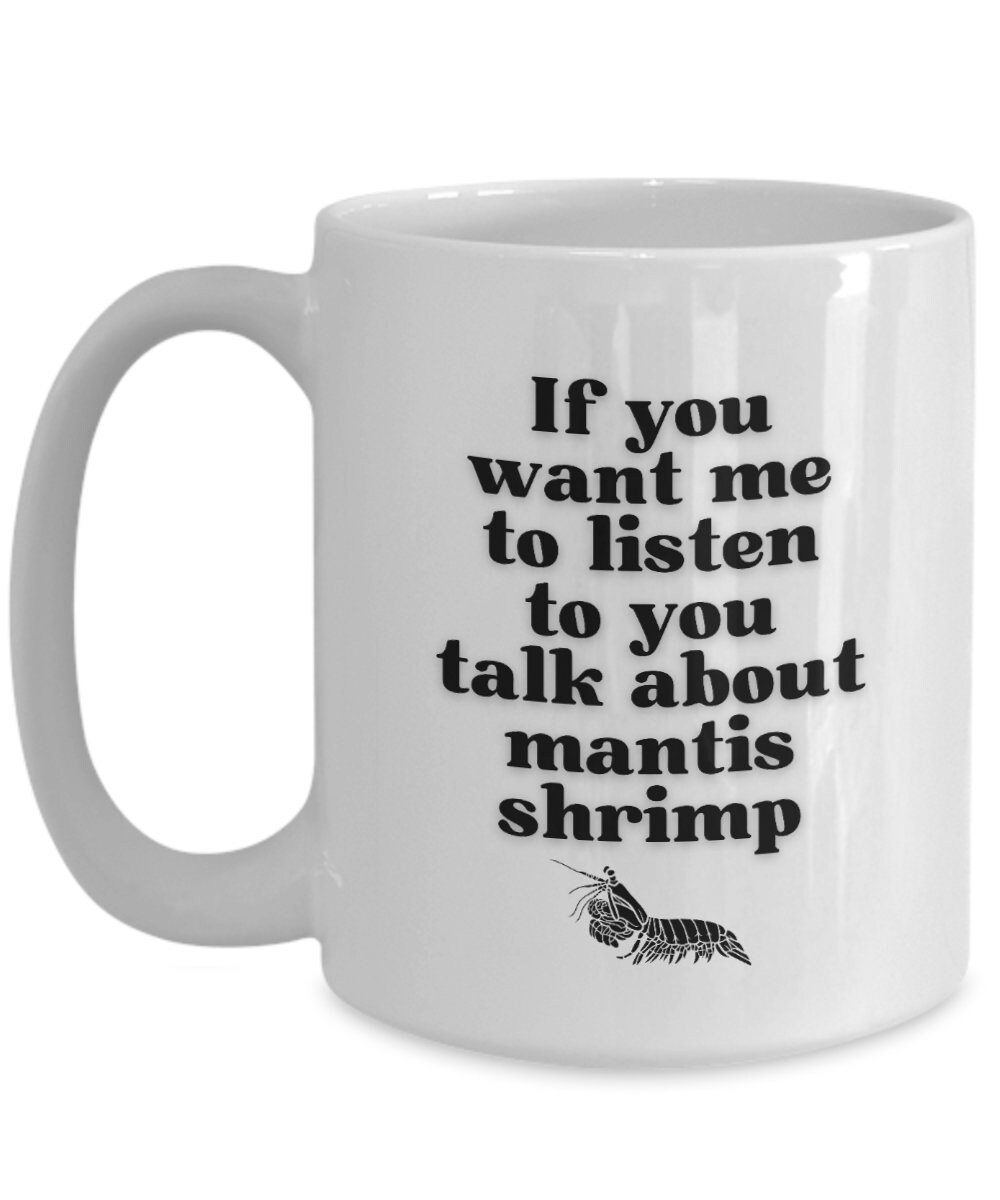 Mantis Shrimp Mug, Marine Zoology Gifts, Marine Animals, Marine ...
