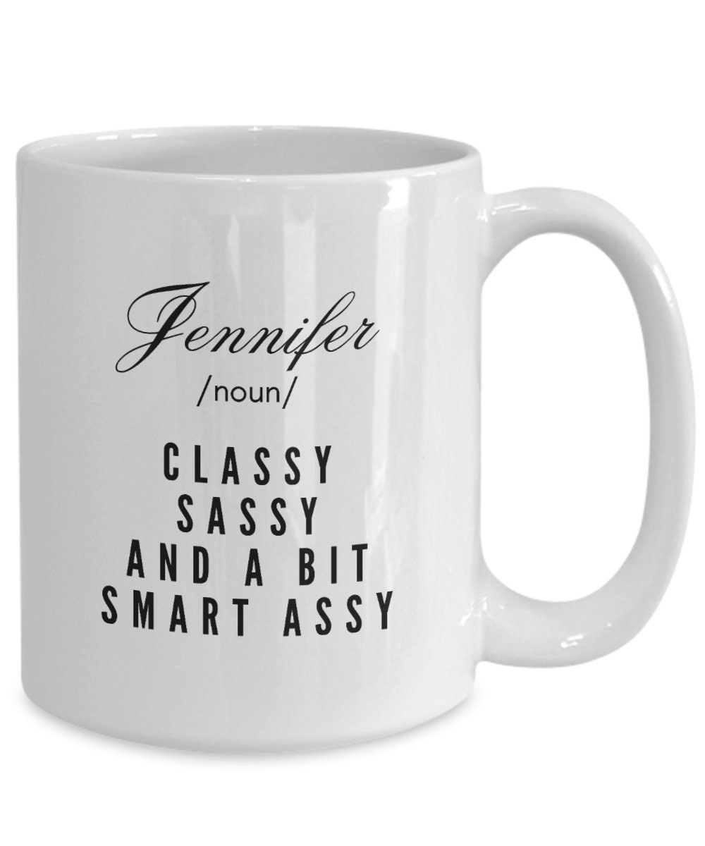 Jennifer, Personalized Jennifer Mug, Jennifer Name Gift, Funny Name ...