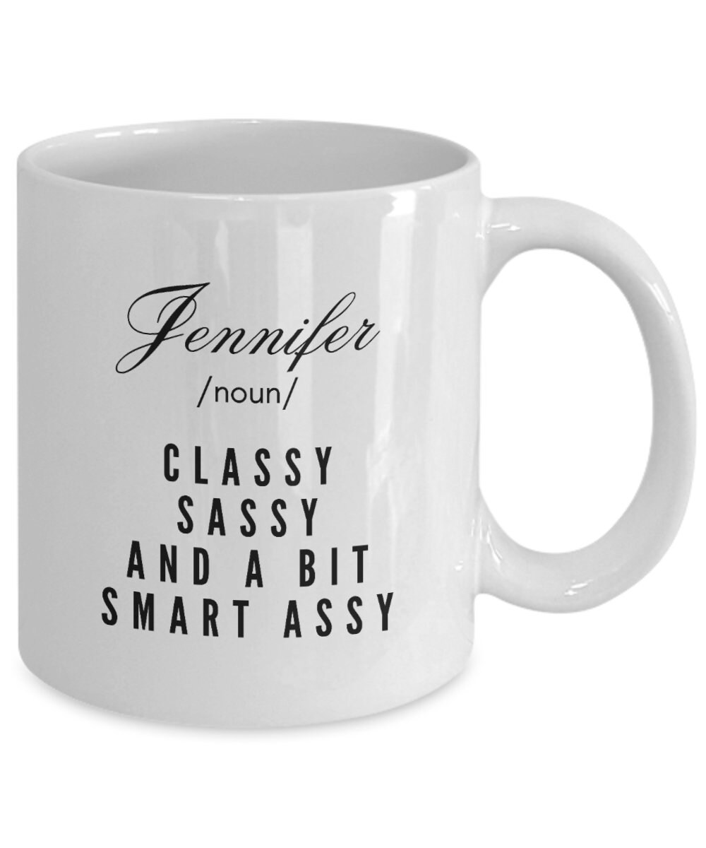 Jennifer, Personalized Jennifer Mug, Jennifer Name Gift, Funny Name ...