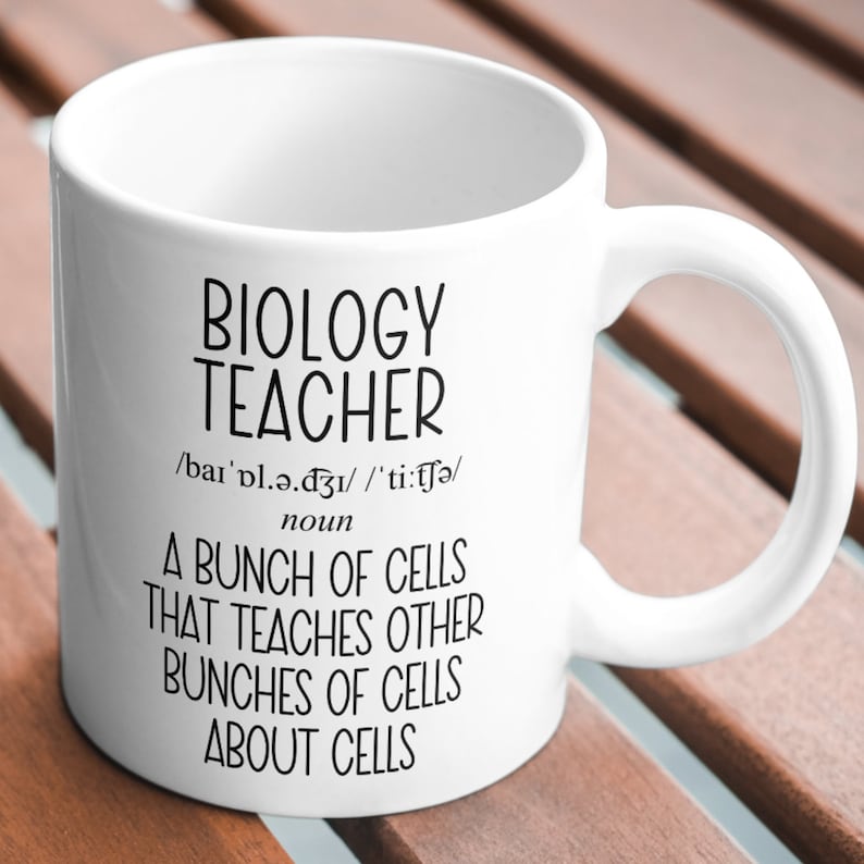 Biology Teacher Gift, Biology Teacher Mug, Biology Mug, Biology Gifts ...