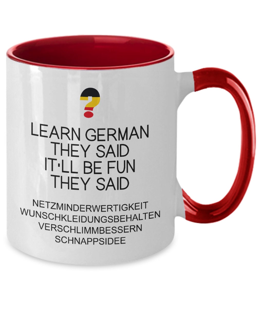Funny German Language Coffee Mug: German Gift - Etsy