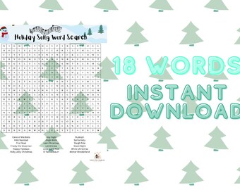 Download A Christmas Carol Word Search Pack Full (Download Now) - Etsy