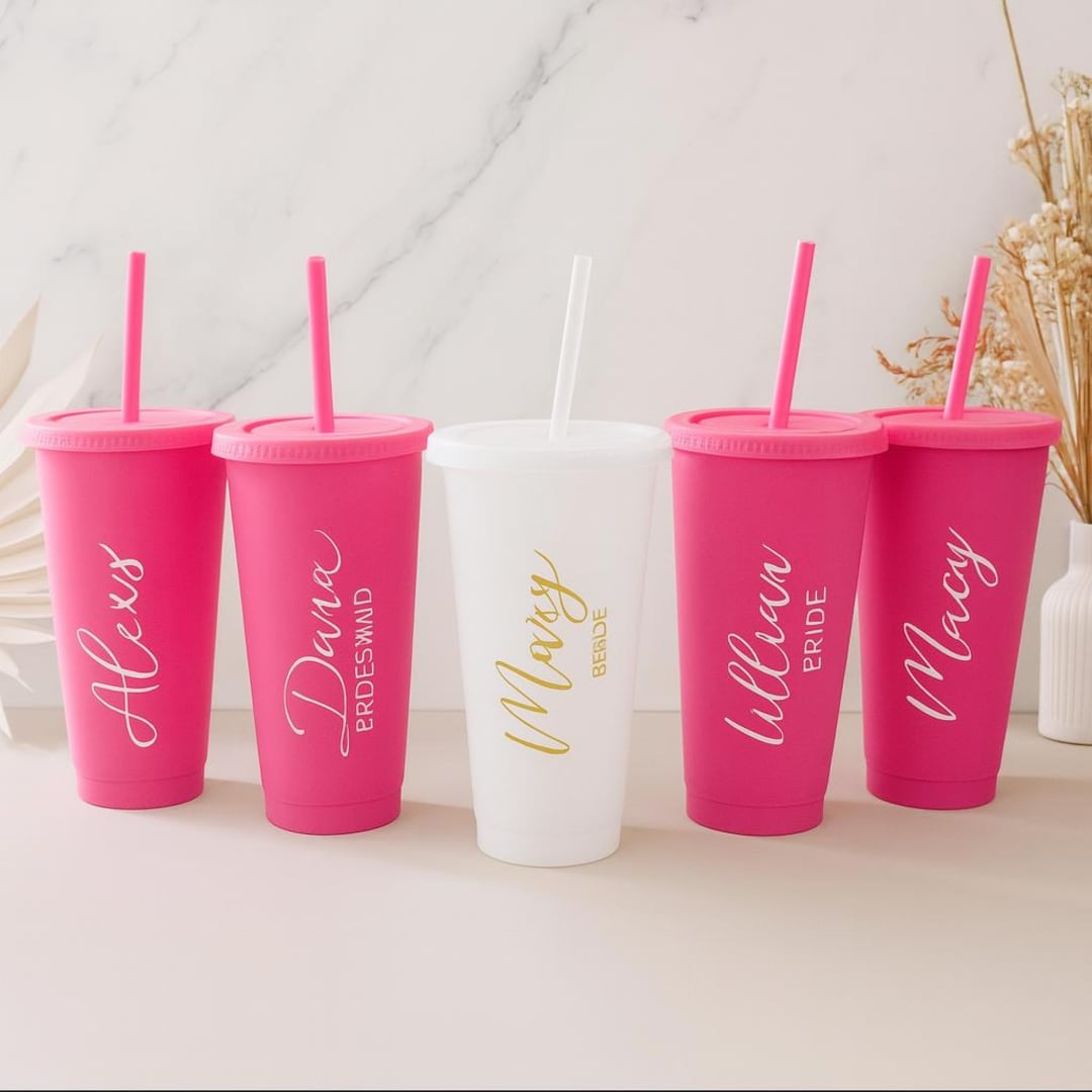 Customized Cold Cups for Birthday Parties, Birthday Party Cups, 24oz ...