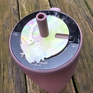 40oz 30oz Brumate Era Cup Butterflies and Flower Topper, Personalized ...