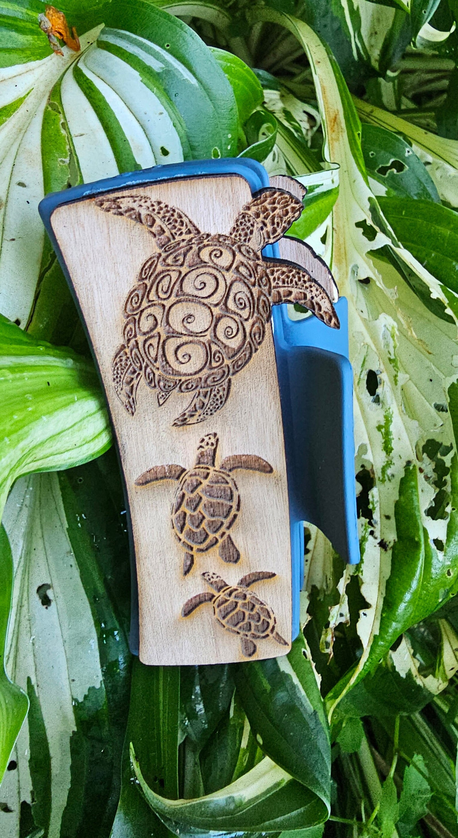 Large Hair Claw Clip, Engraved Sea Turtle, Hair Accessory, Hair Clip ...