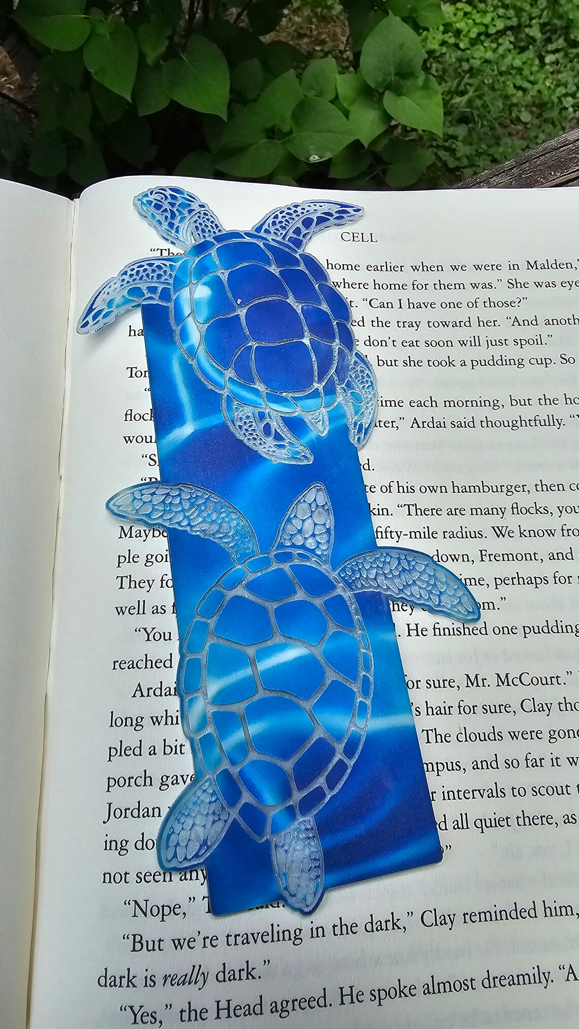 Engraved Acrylic Sea Turtle Bookmark, Engraved Bookmark, Book Accessory ...