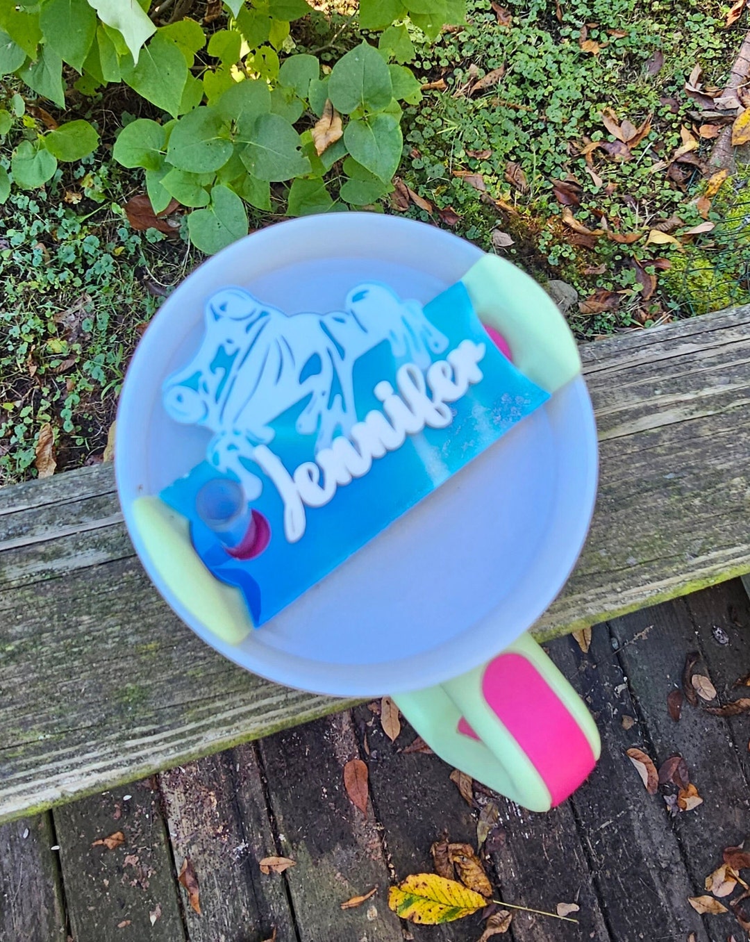 30oz, 40oz or 60oz Stanley Tree Frog Name Tag, Personalized Tree Frog ...