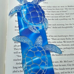 Engraved Acrylic Sea Turtle Bookmark, Engraved Bookmark, Book Accessory ...