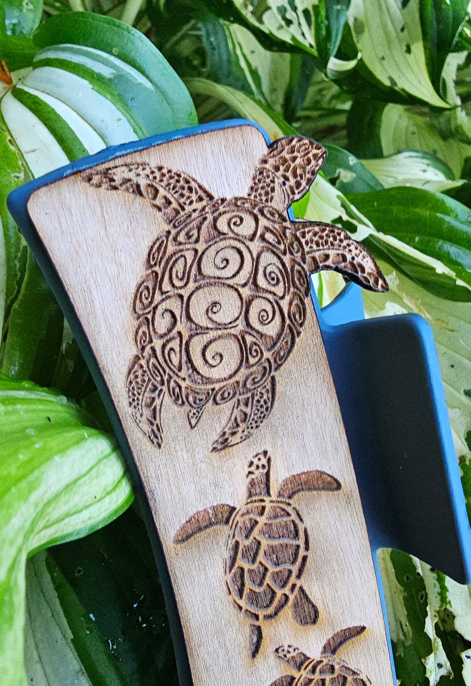 Large Hair Claw Clip, Engraved Sea Turtle, Hair Accessory, Hair Clip ...