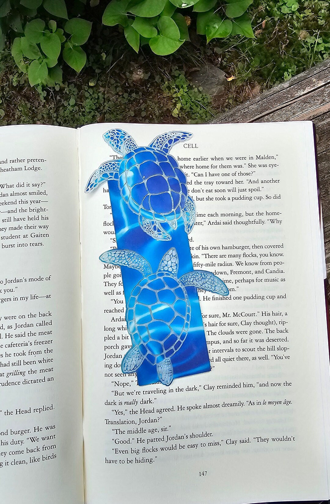 Engraved Acrylic Sea Turtle Bookmark, Engraved Bookmark, Book Accessory ...