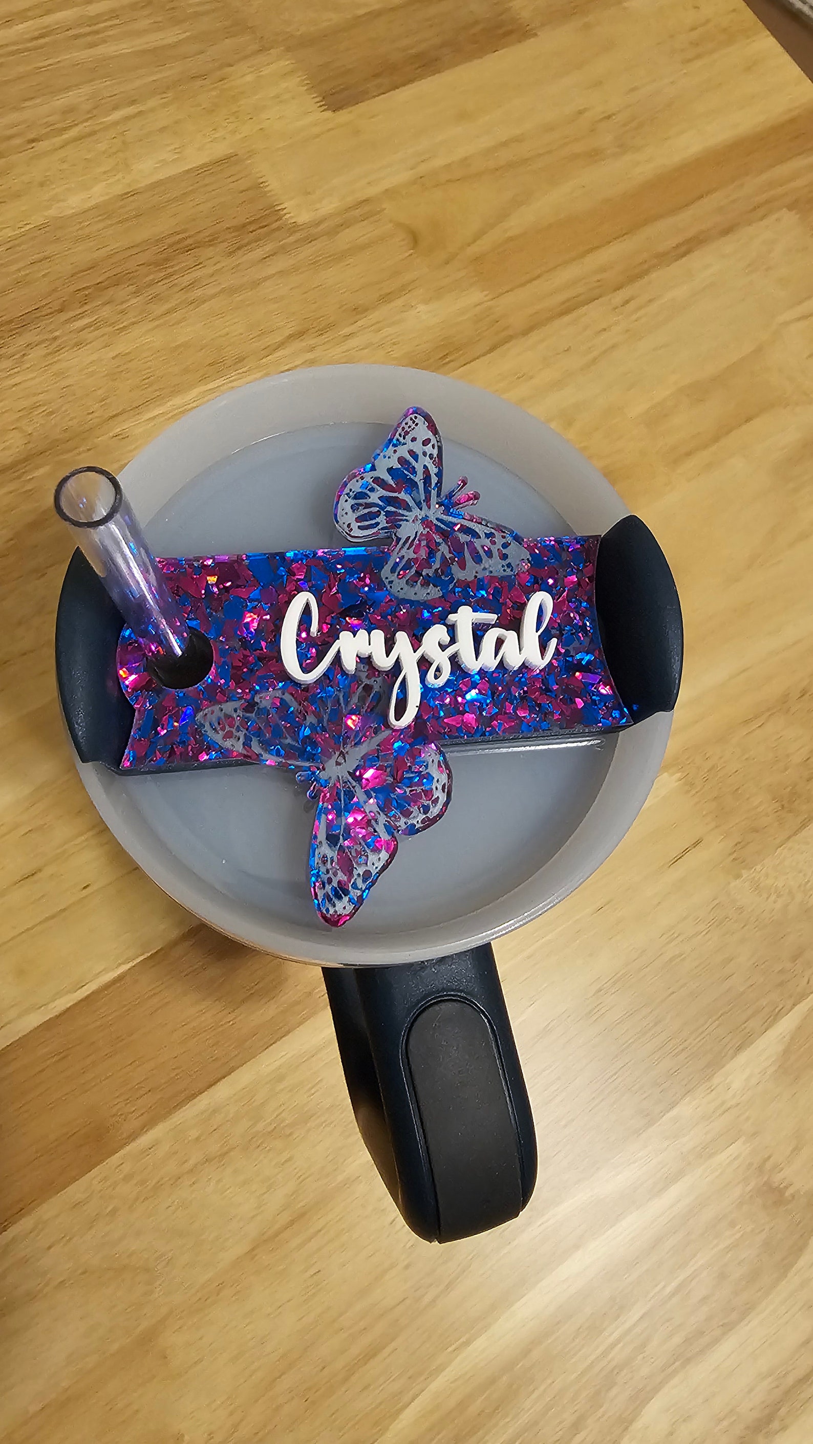 30oz, 40oz or 60oz Stanley Dragonfly Name Tag, Personalized Dragonfly ...
