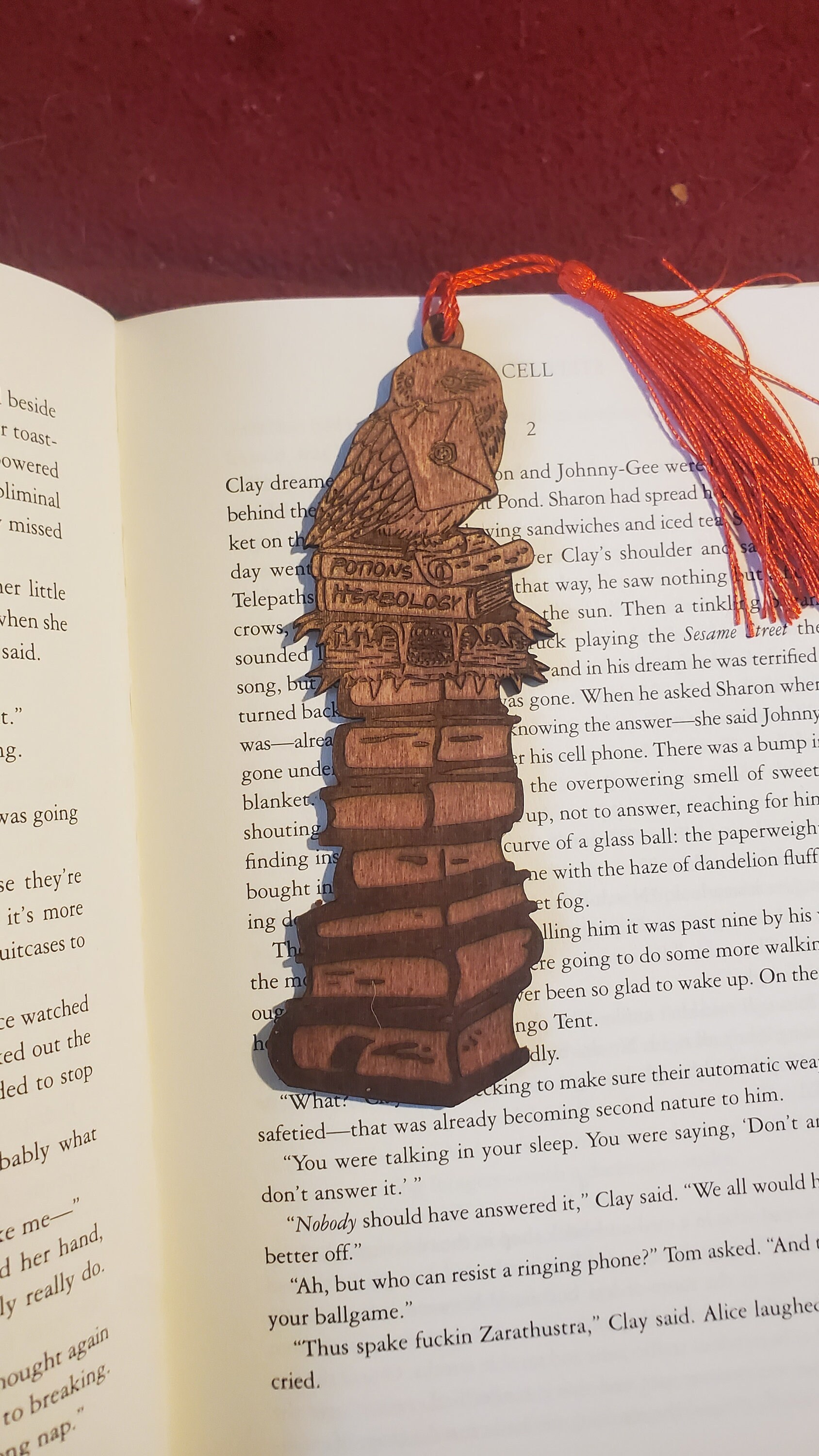 Engraved Owl Bookmark, Laser Engraved, Book Accessory, Wood Bookmark ...